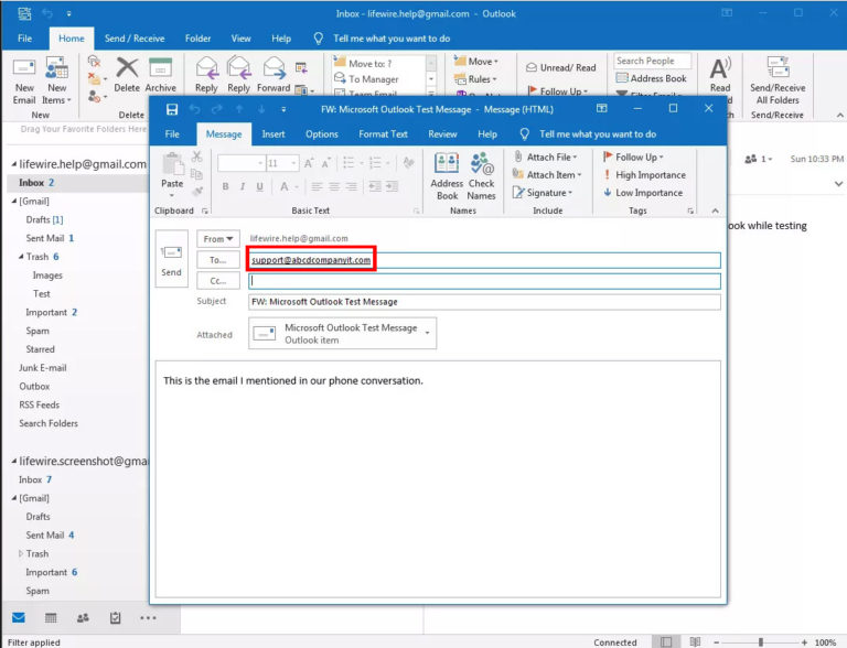 How to Forward an Email as an Attachment in Outlook - Crestline IT Services